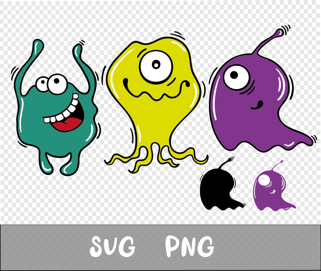 Monster Svg, Cartoon Svg, Cricut Svg, Clipart, Layered Svg, Files for ...
