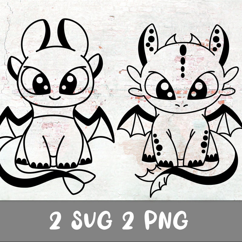 Toothless Svg - Etsy