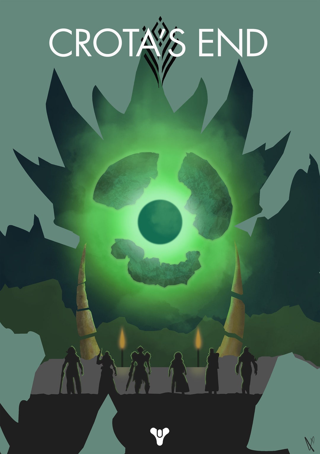 Destiny 2 Crota's End Raid Poster - Etsy UK