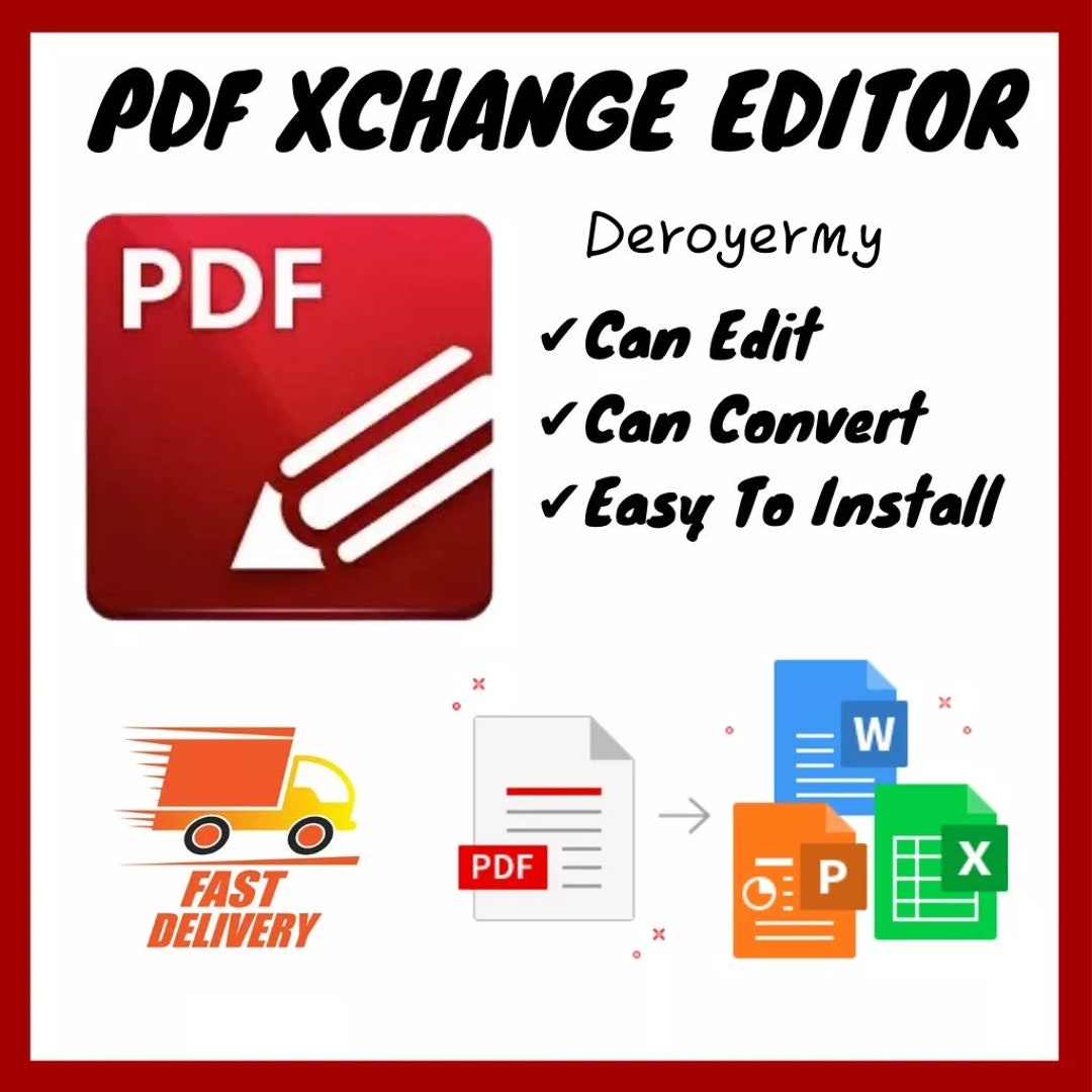Pdf Xchange Editor for Windows can Edit & Convert - Etsy