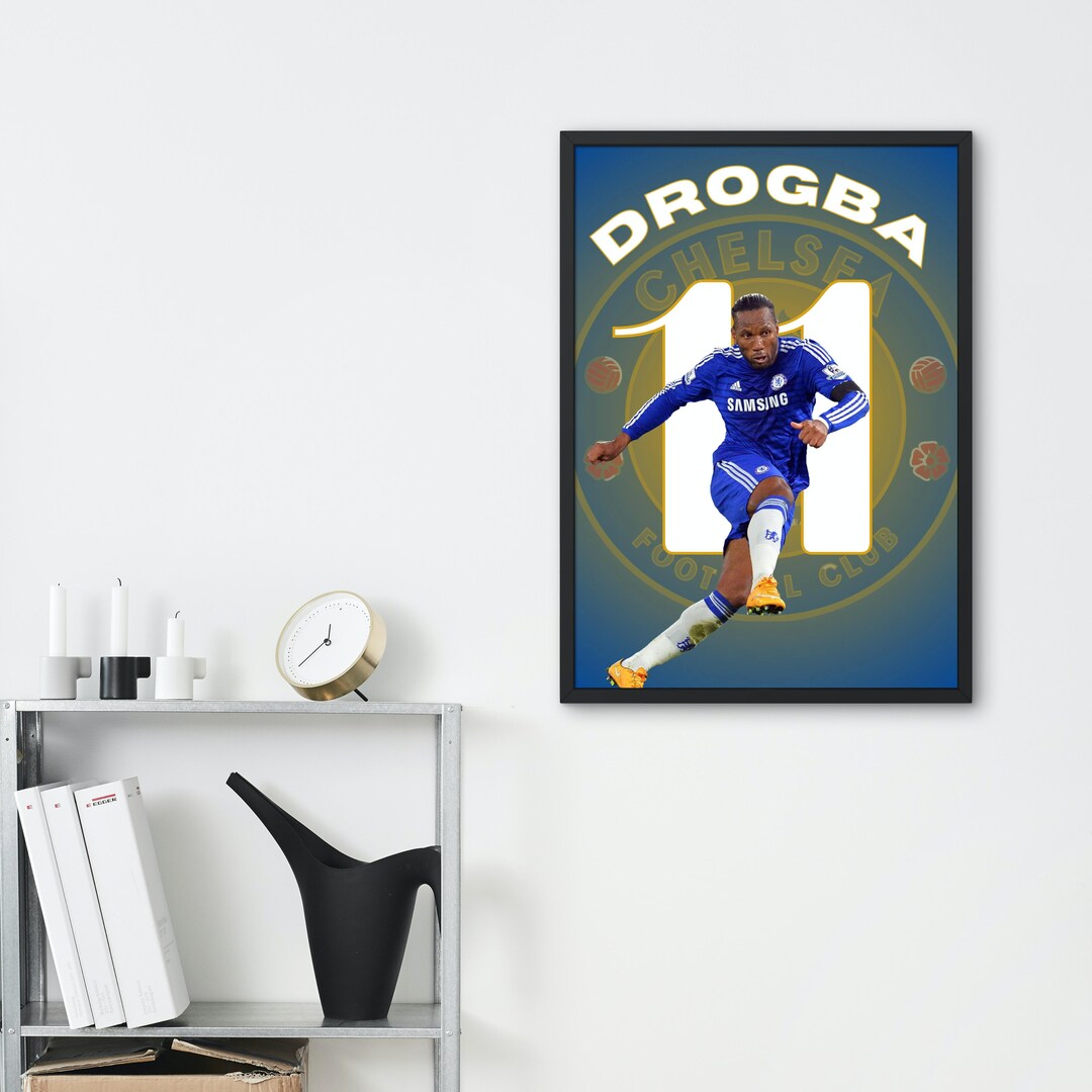 Didier Drogba Poster Digital Download Printable Wall Art for - Etsy