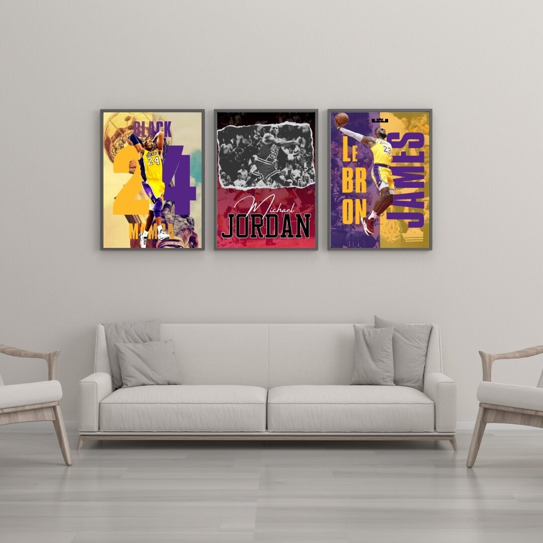 Goat's Poster Digital Download Printable Wall Art for NBA Fans Modern ...