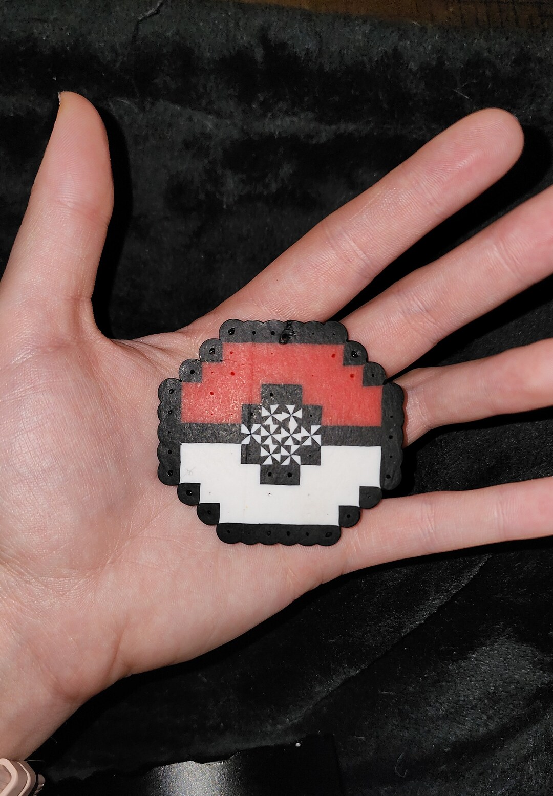 Poke Ball Fuse Bead Fridge Magnet - Etsy