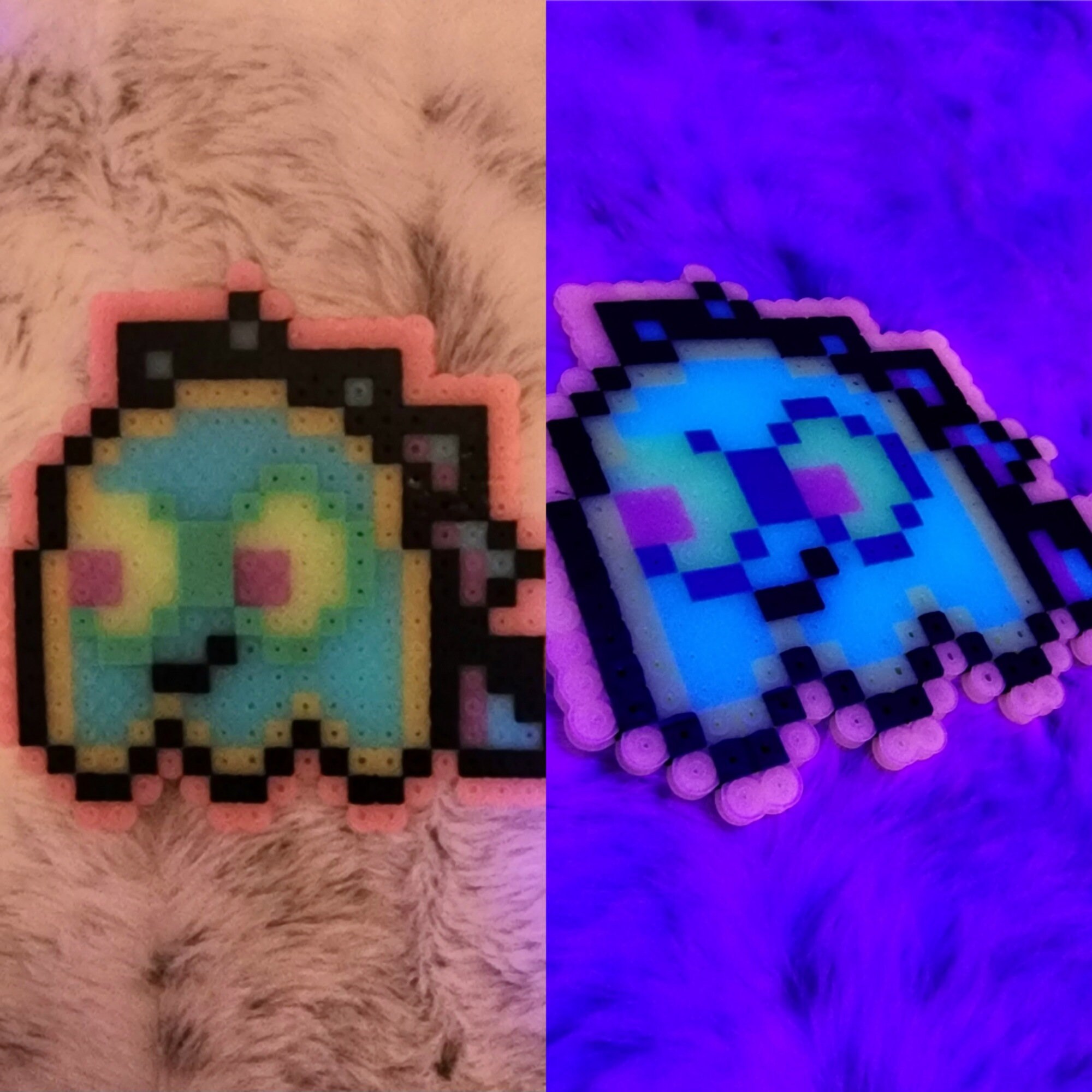 Glow Trippy Pac Man Ghost dinogwarr - Etsy