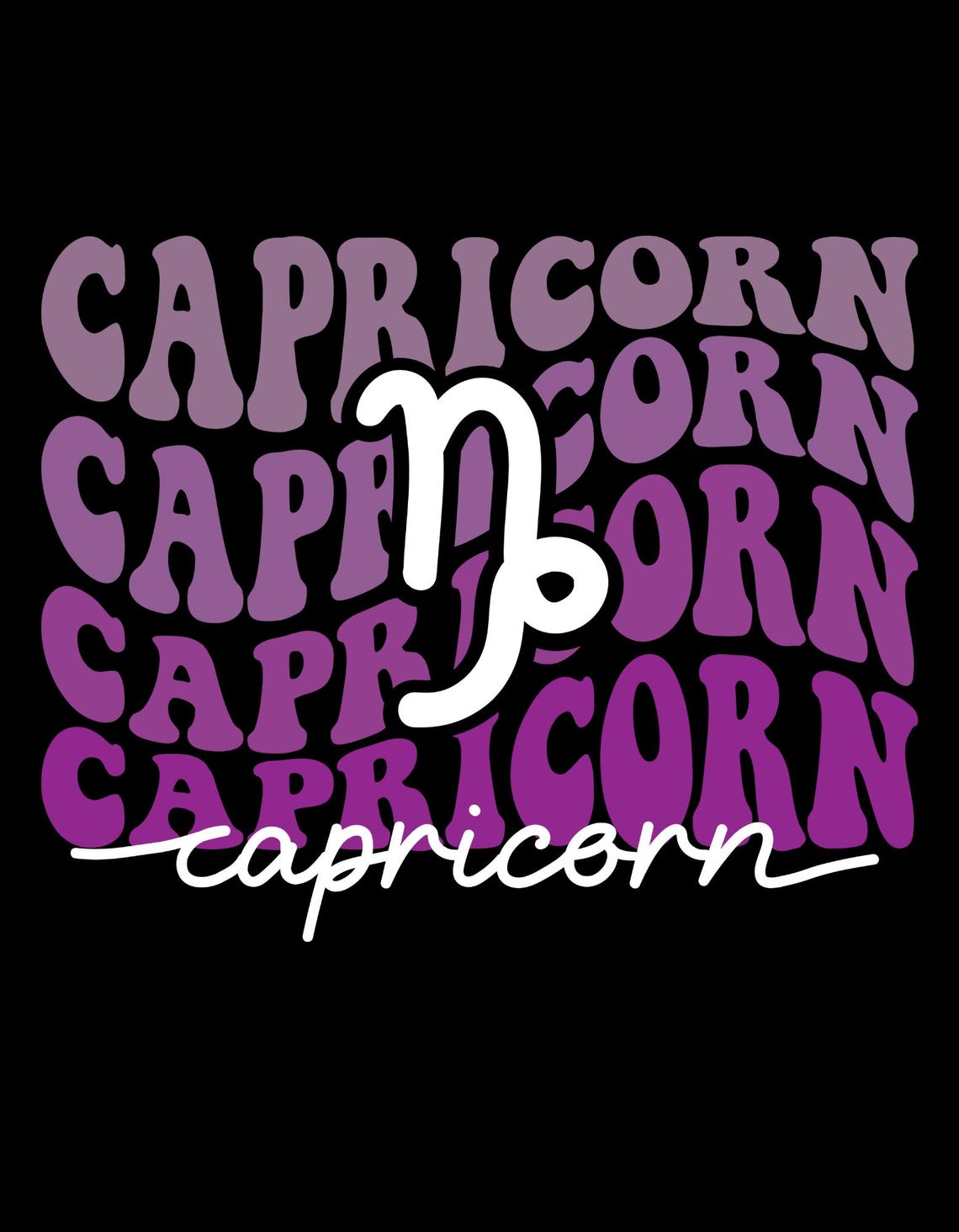 Capricorn Zodiac PNG | Capricorn Digital Design | Astrology Sublimation ...