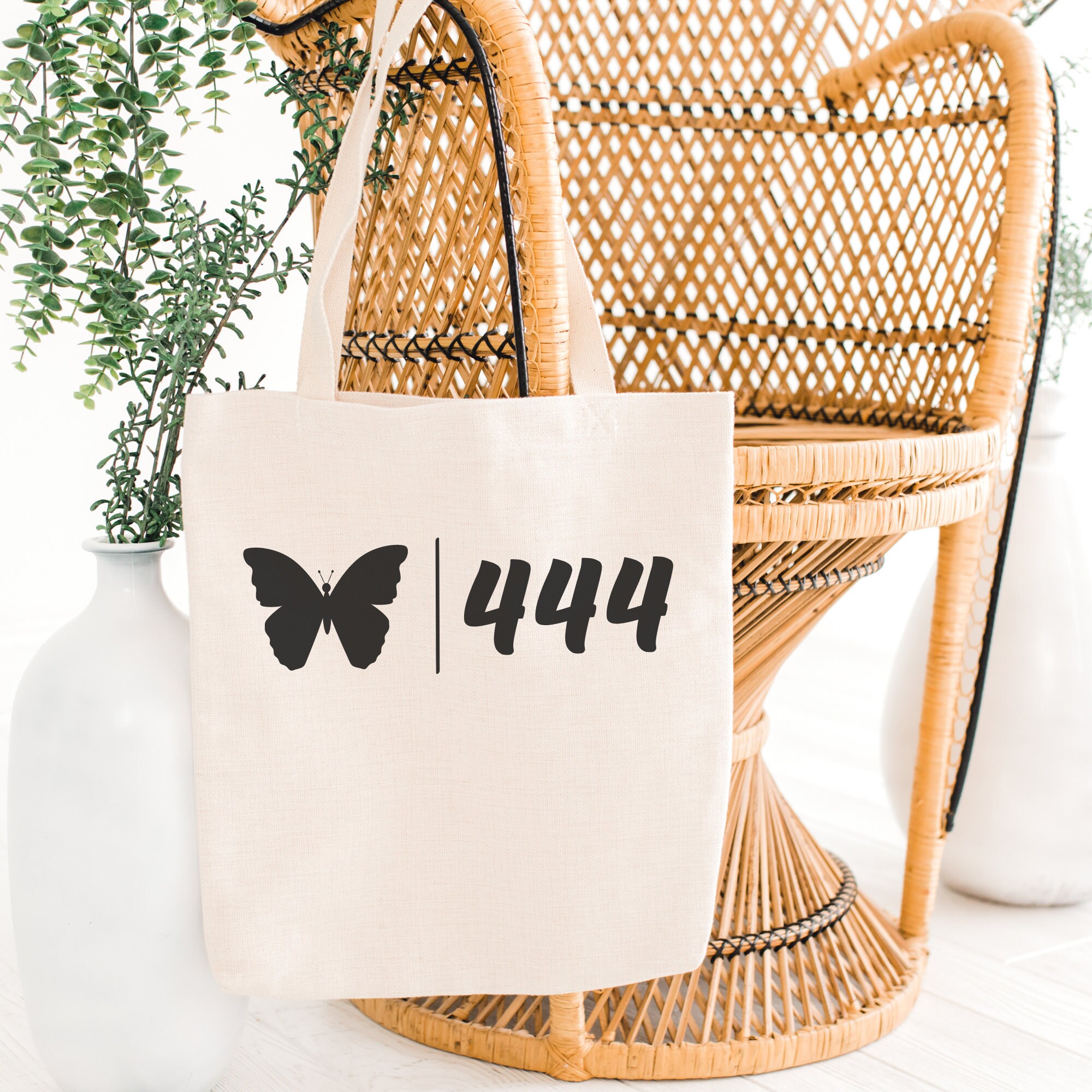 Butterfly Angel Number SVG | Angel Number 444 | SVG Files for Cricut ...