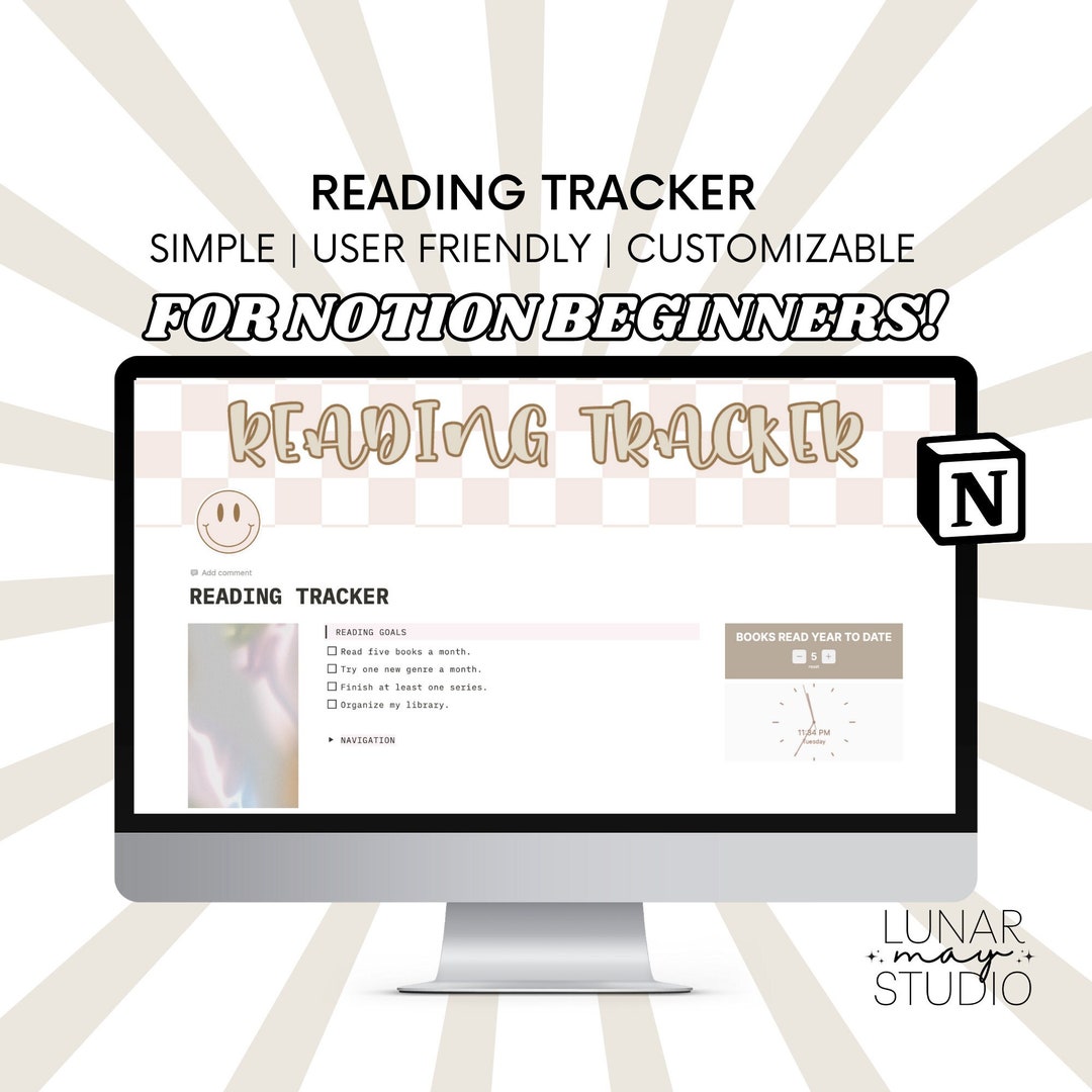 Retro Notion Reading Tracker Template (digital Download) - Etsy