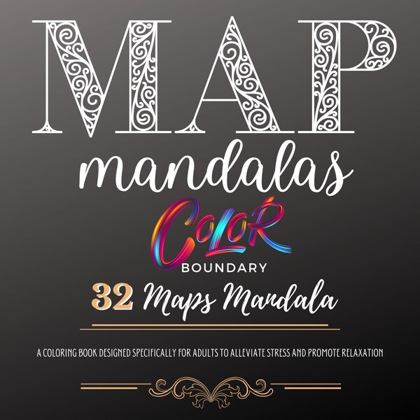 Mandala World Map - Etsy