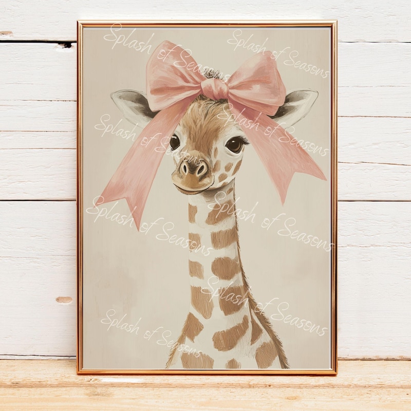Giraffe Nursery Decor - Etsy