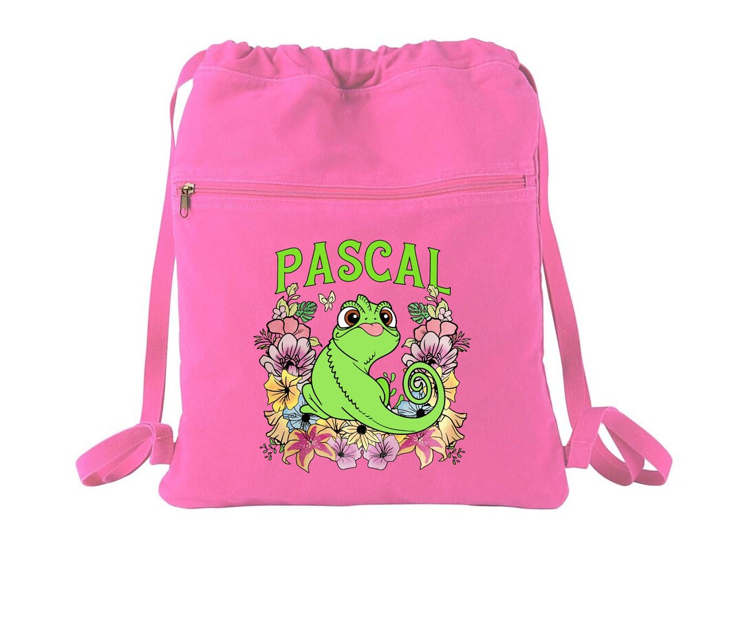 Pascal Disney Backpack, Rapunzel, Cinch Bag, Disney Vacation Bag ...