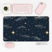 Galaxy and Stars Desk Mat, Celestial Mouse Pad, Space Lover Gifts ...