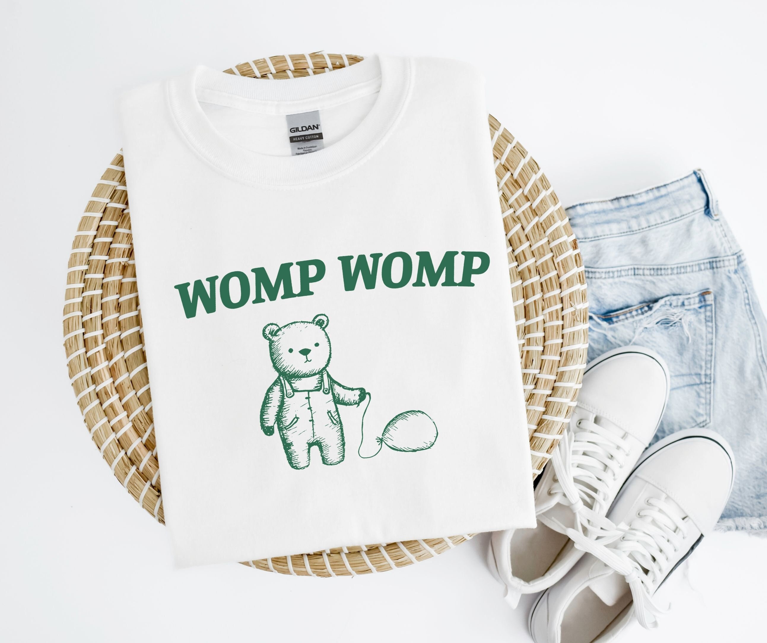 Womp Womp Shirt, Teddy Bear, Meme Shirt, Sarcastic Shirt, Vintage Shirt, Bunny Shirt, Funny ...