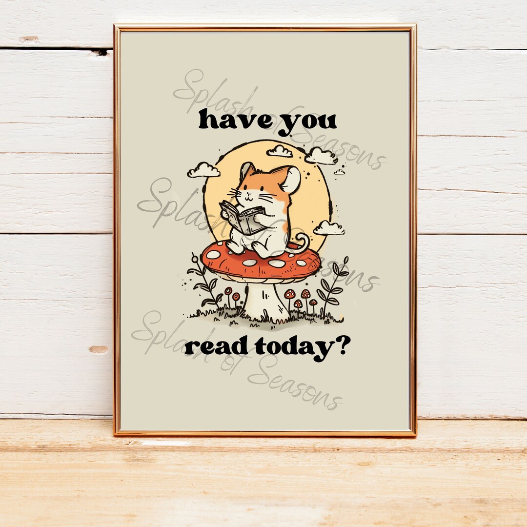 Have You Read Today Bookshelf Decor, Reading Nook Decor, Dopamine Decor ...