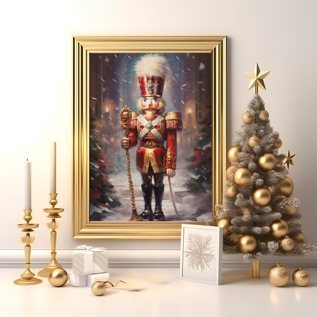Nutcracker Print, Christmas Wall Decor, Holiday Decor, Country Decor ...