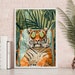 Tiger Spa Day Print Print, Jungle Home Decor, Living Room Art Print ...