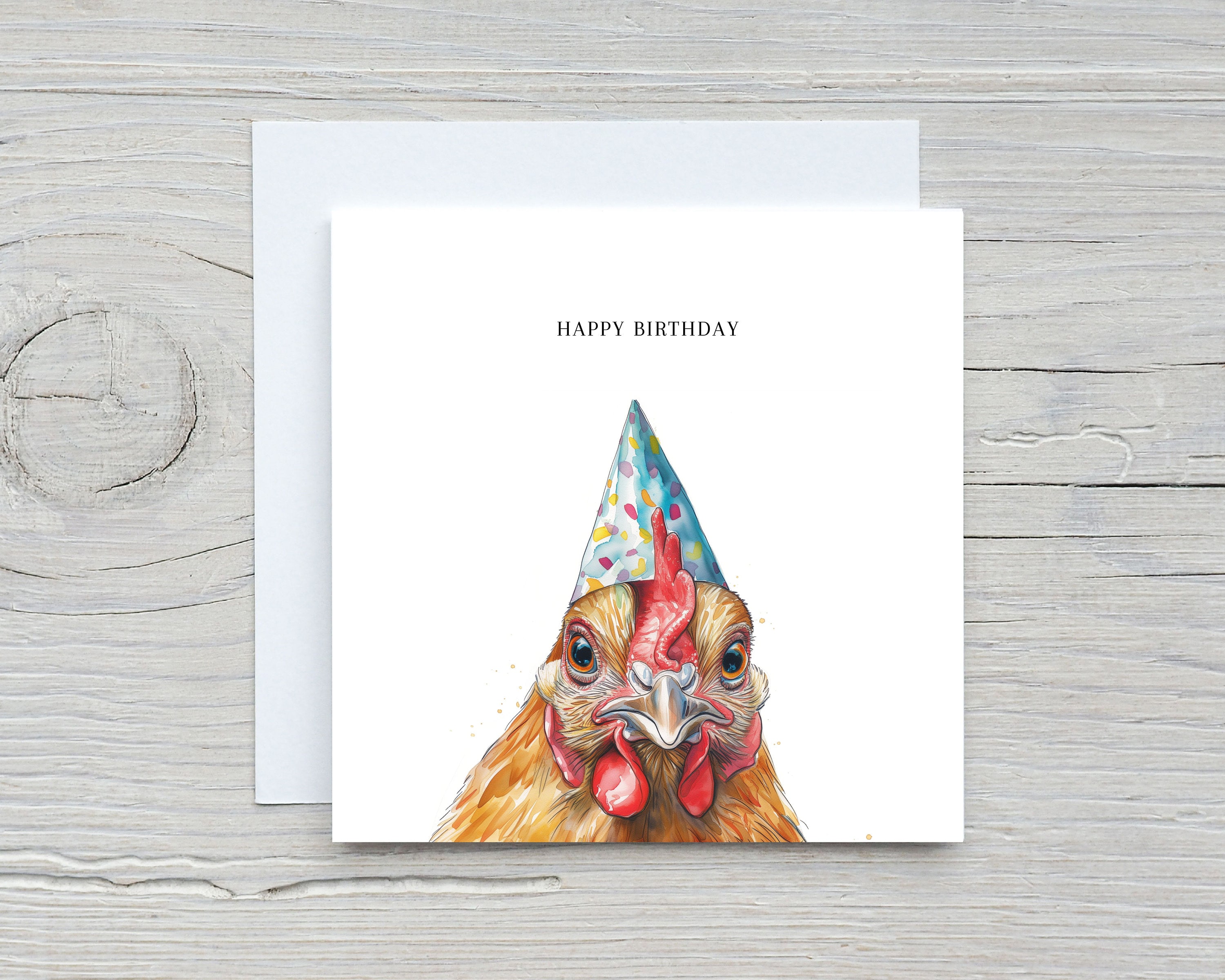 Birthday Chickens Card, Funny Card, Birthday Card for Bestie, Best ...