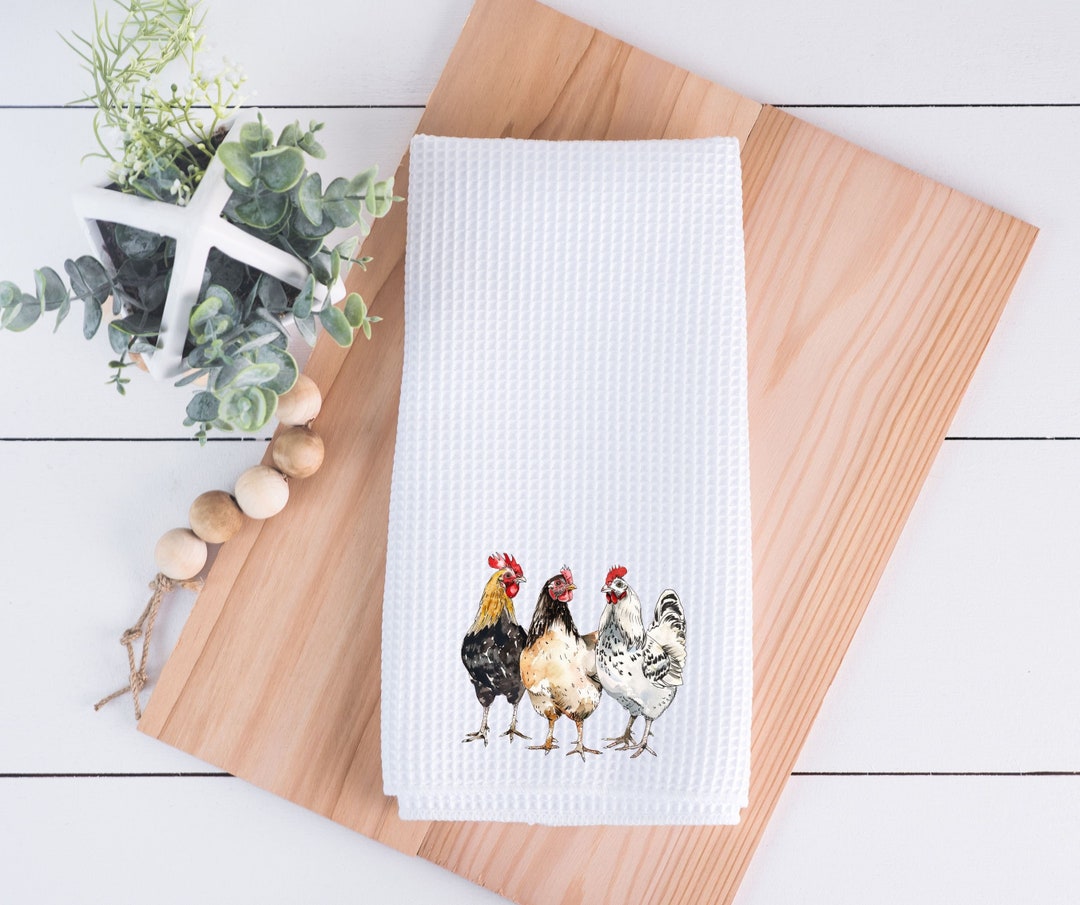 Chicken Tea Towel, Kitchen Decoration, Kitchen Towel, Chicken Lover ...