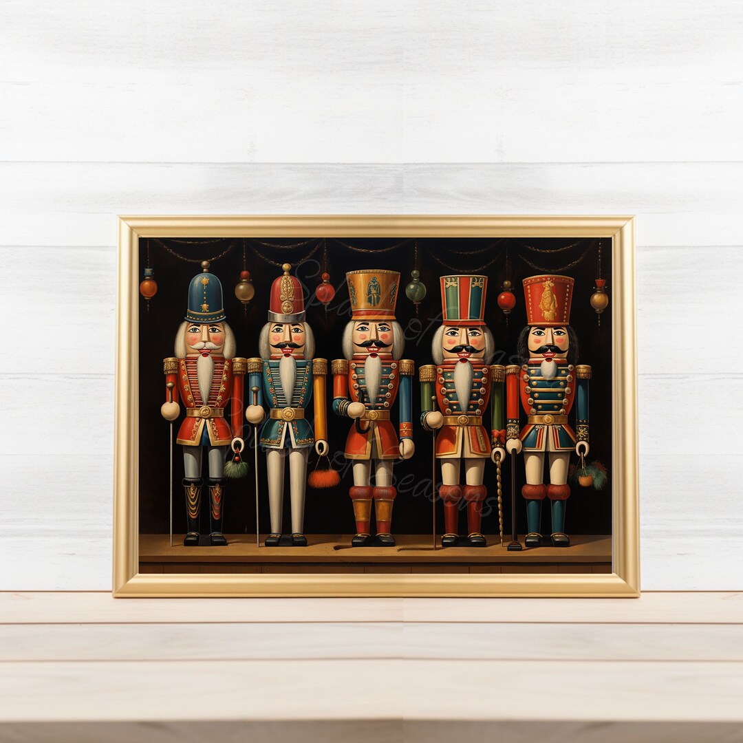 Nutcracker Print, Christmas Wall Decor, Holiday Decor, Country Decor ...