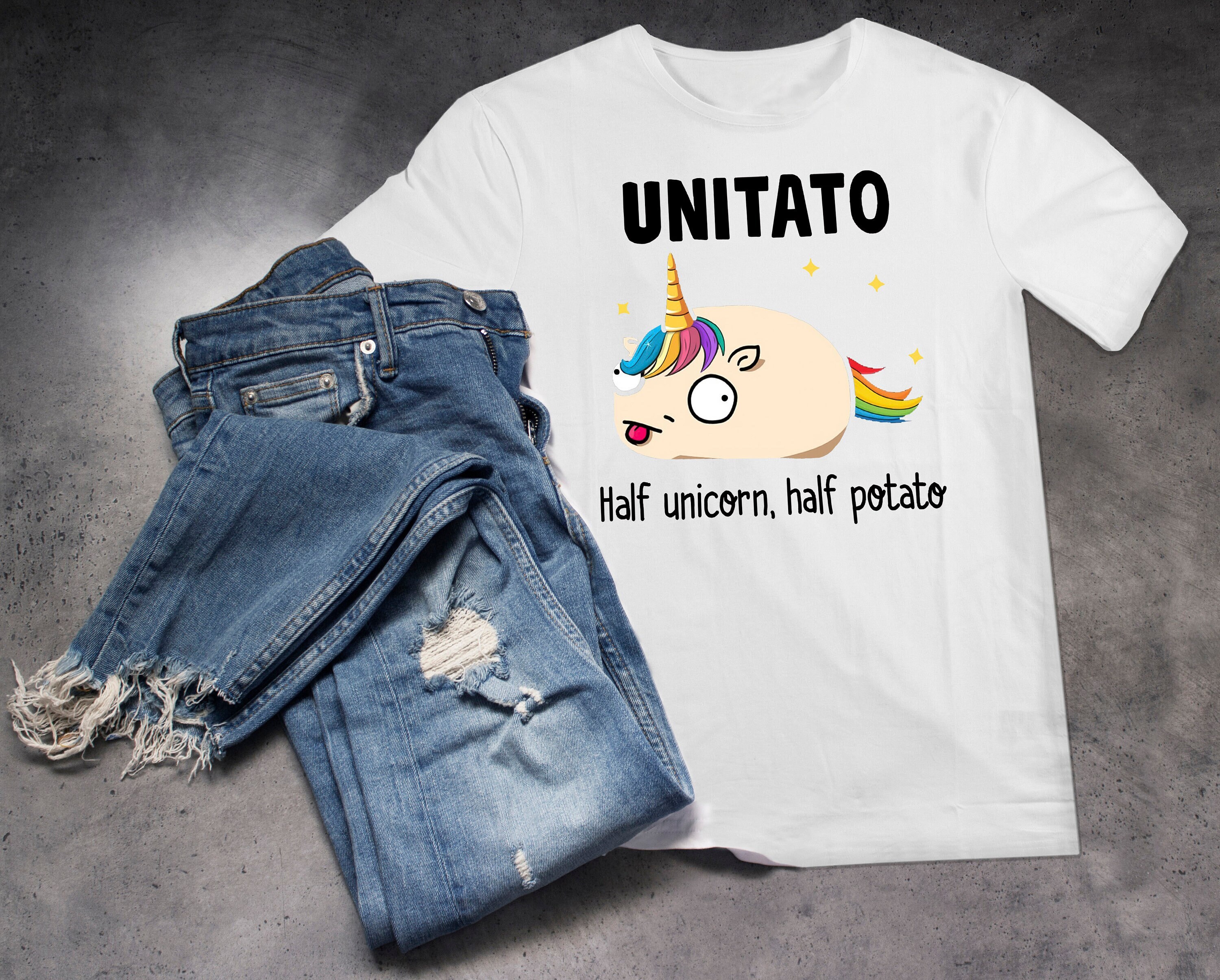 Half Unicorn Half Potato