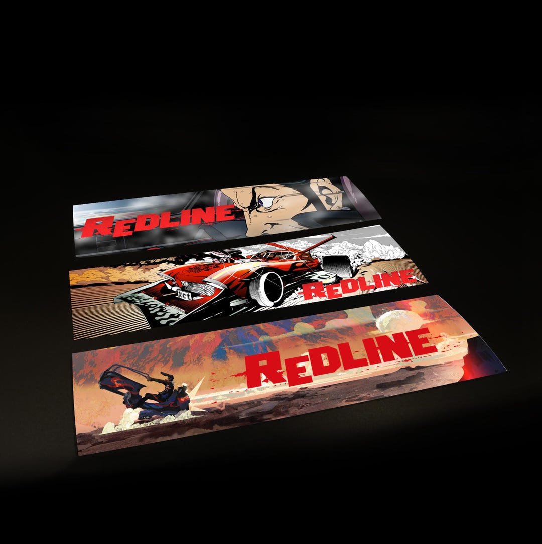 Futuristic Anime Vinyl Decal Set: Redline Sweet JP, Weatherproof ...