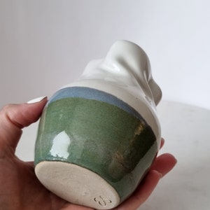 Modern Organic Ceramic Flower Vase. Soft Form. Handmade. - Etsy