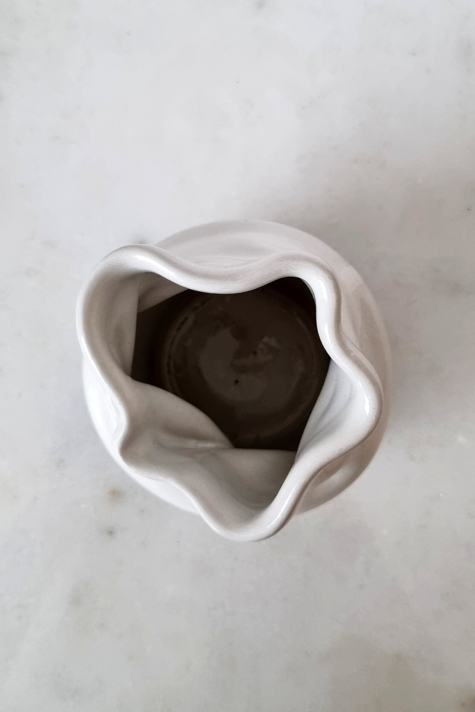 Modern Organic Ceramic Flower Vase. Soft Form. Handmade. - Etsy