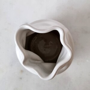 Modern Organic Ceramic Flower Vase. Soft Form. Handmade. - Etsy