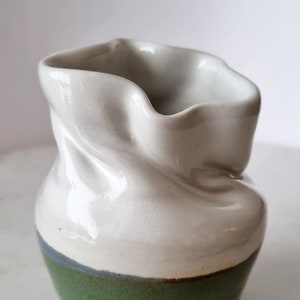 Modern Organic Ceramic Flower Vase. Soft Form. Handmade. - Etsy