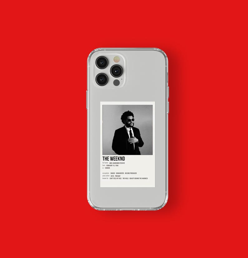 The Weeknd Album Cover Phone Case Starboy, After Hours & More Clear ...