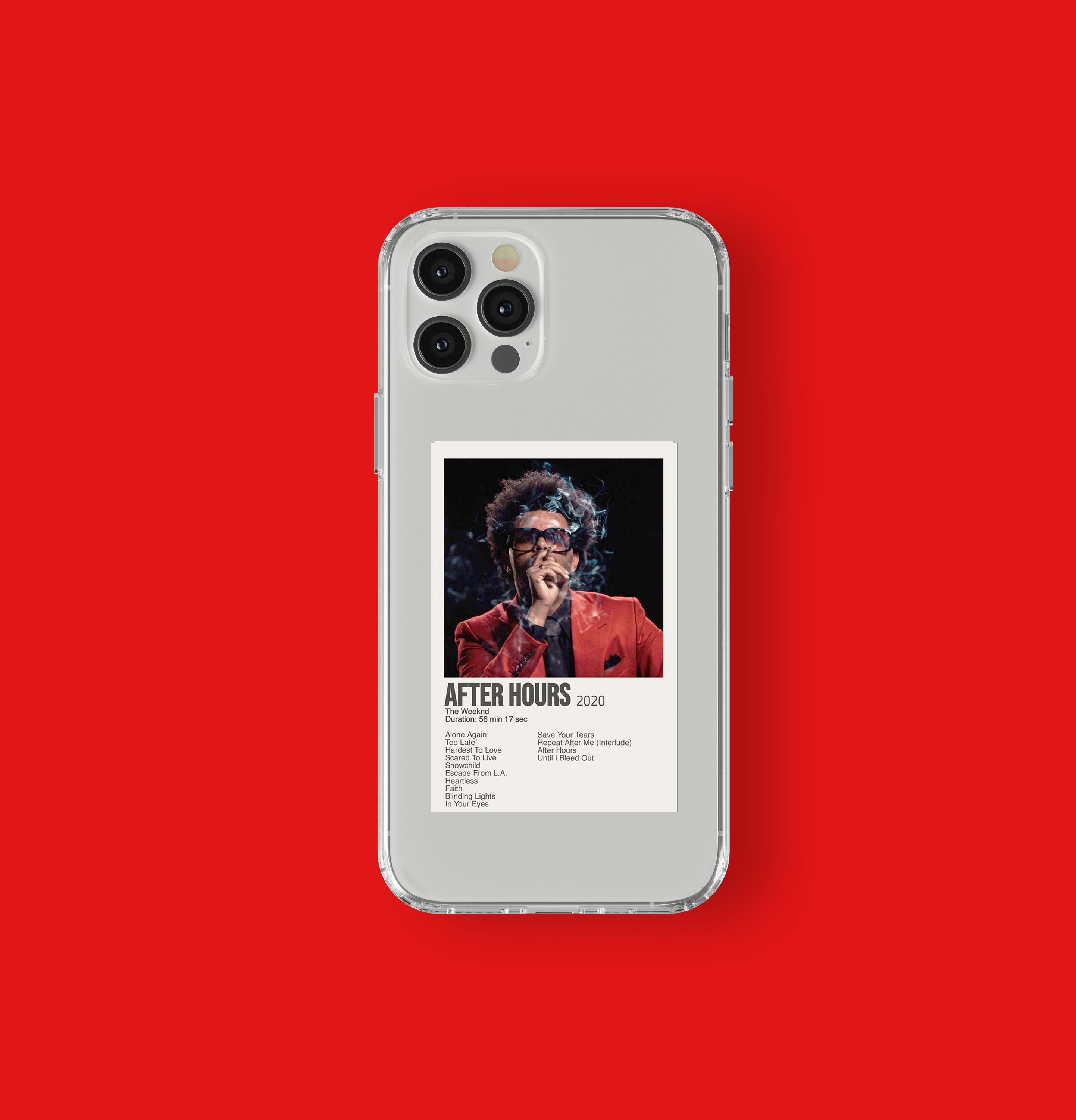 The Weeknd Album Cover Phone Case Starboy, After Hours & More Clear ...