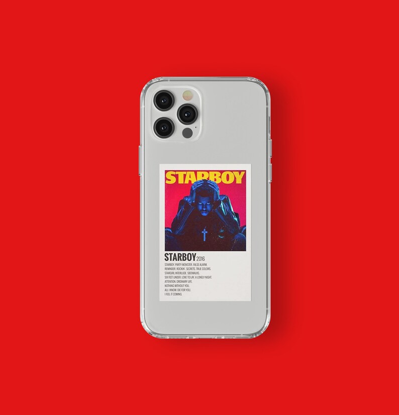 The Weeknd Album Cover Phone Case Starboy, After Hours & More Clear ...