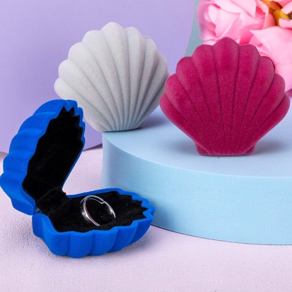 Shell Ring Box - Etsy