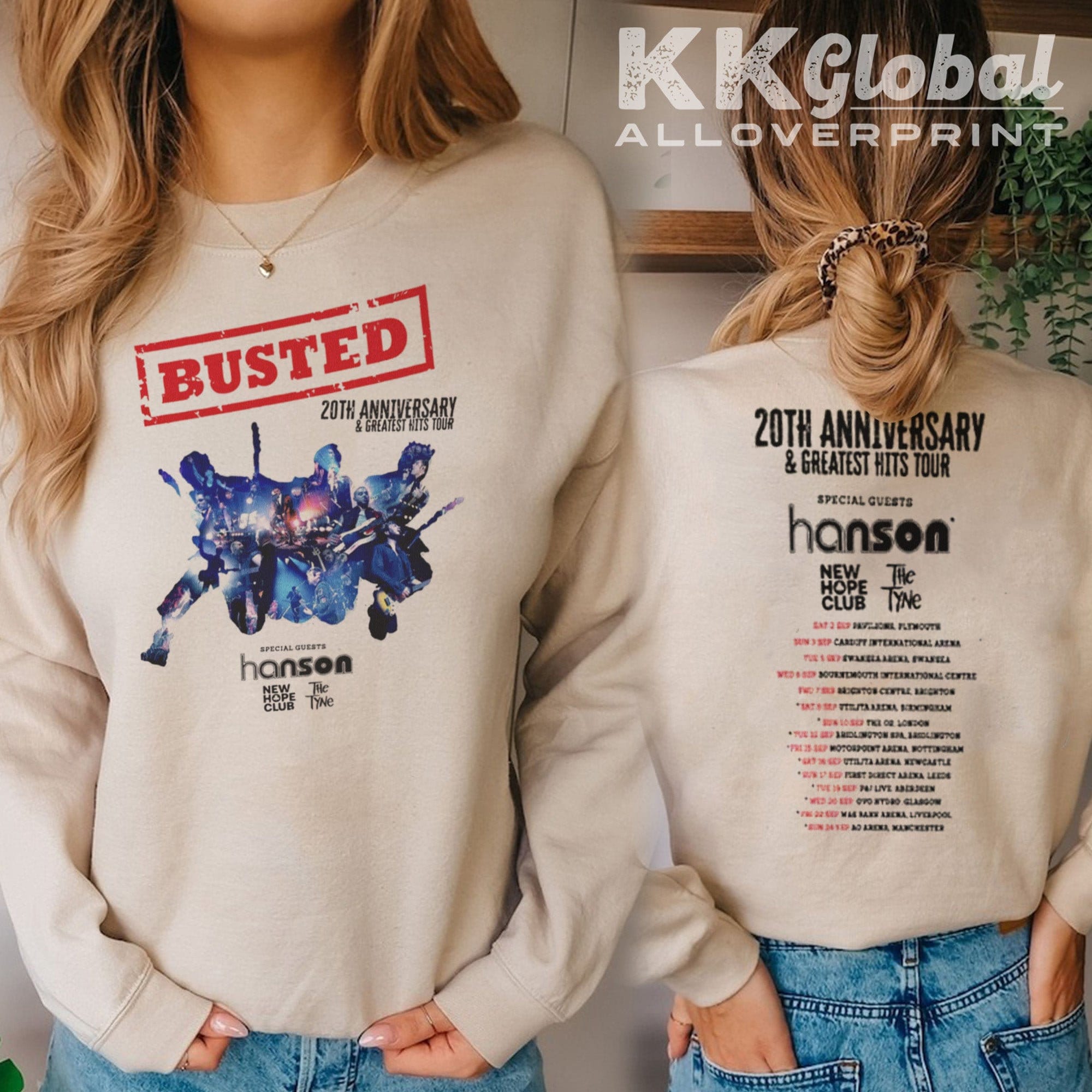 Busted 2023 Tour T-Shirt, Music Band Shirt, Greatest Hits Busted Band ...