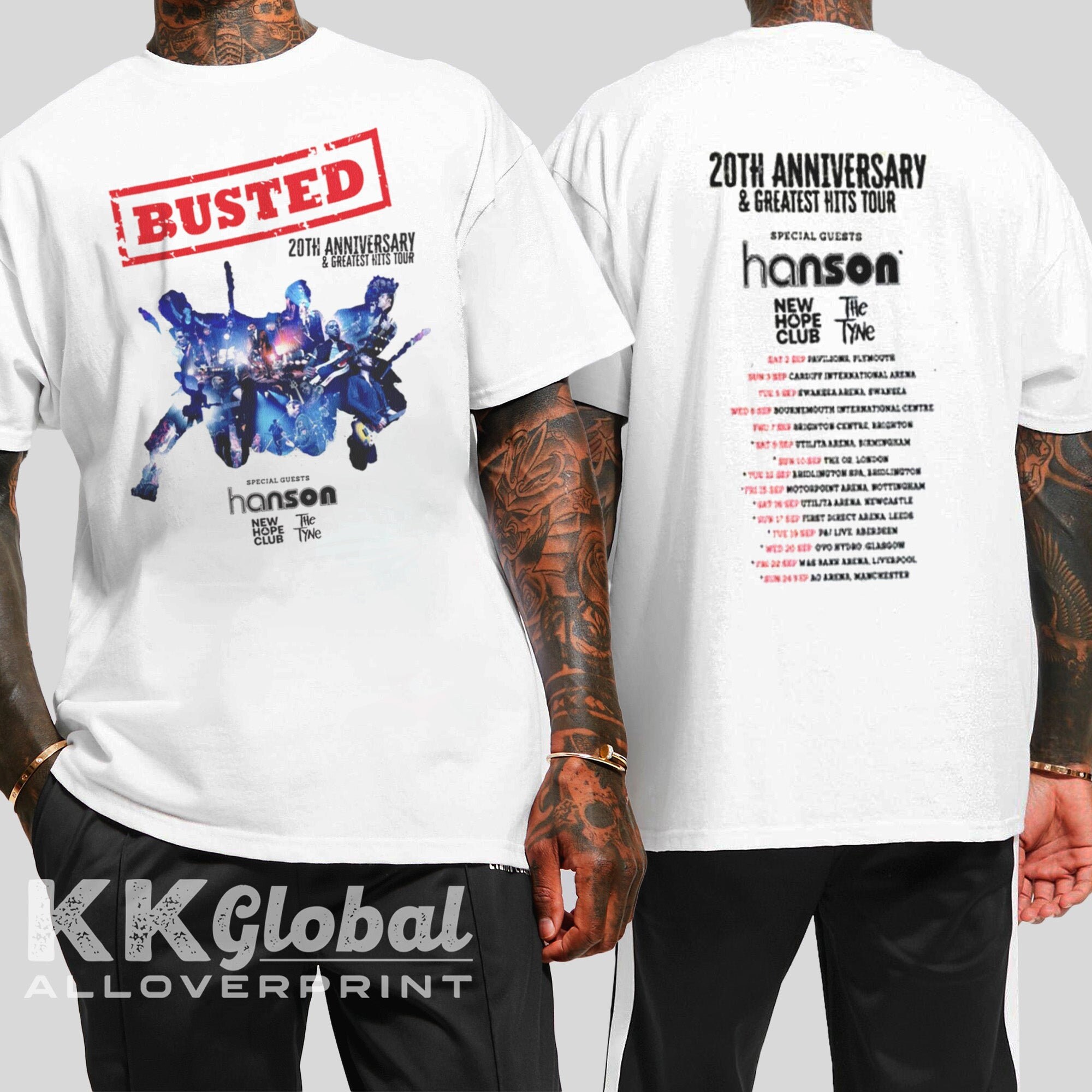 Busted 2023 Tour T-Shirt, Music Band Shirt, Greatest Hits Busted Band ...