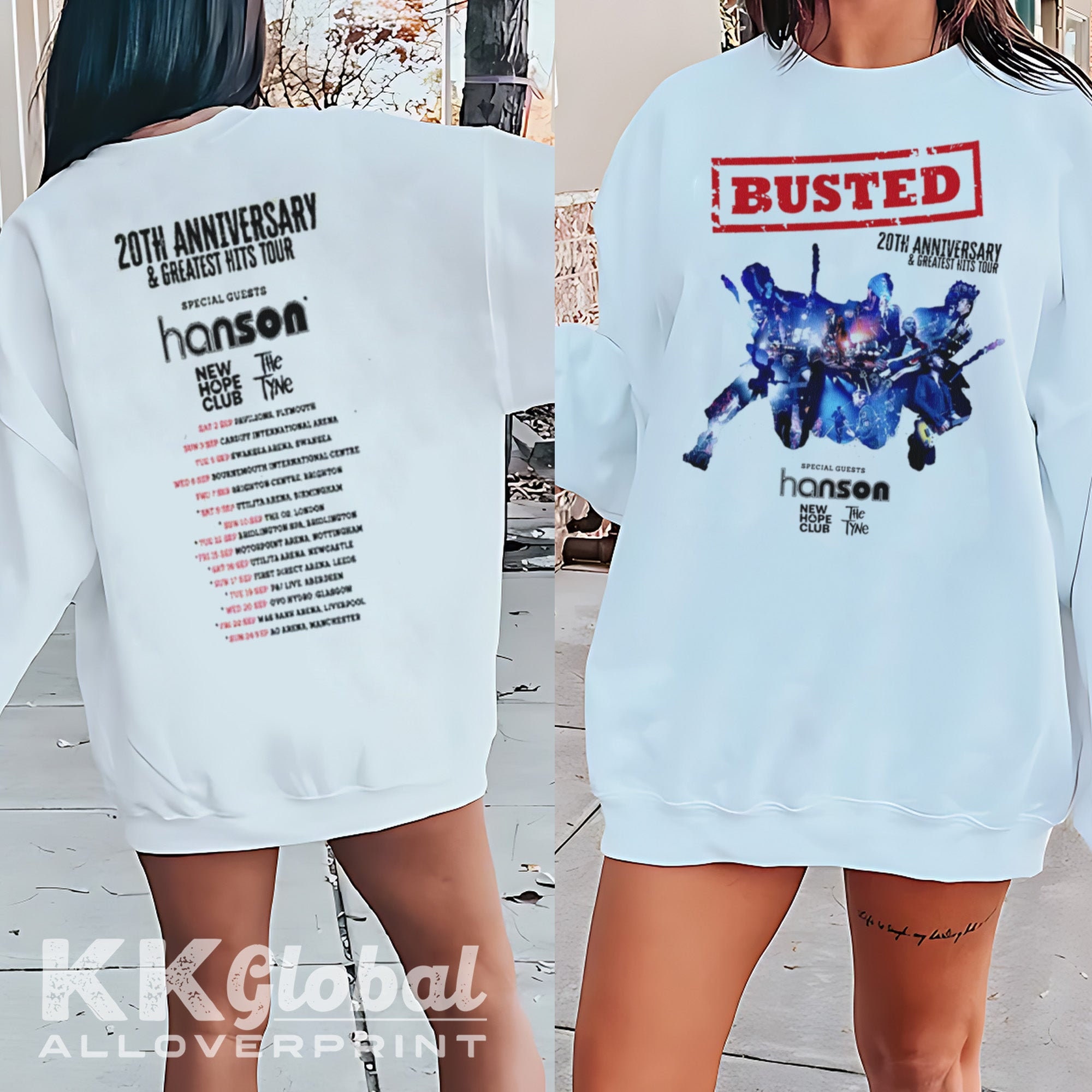 Busted 2023 Tour T-Shirt, Music Band Shirt, Greatest Hits Busted Band ...