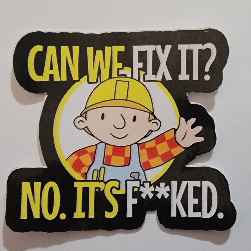 Funny Hard Hat Stickers - Etsy