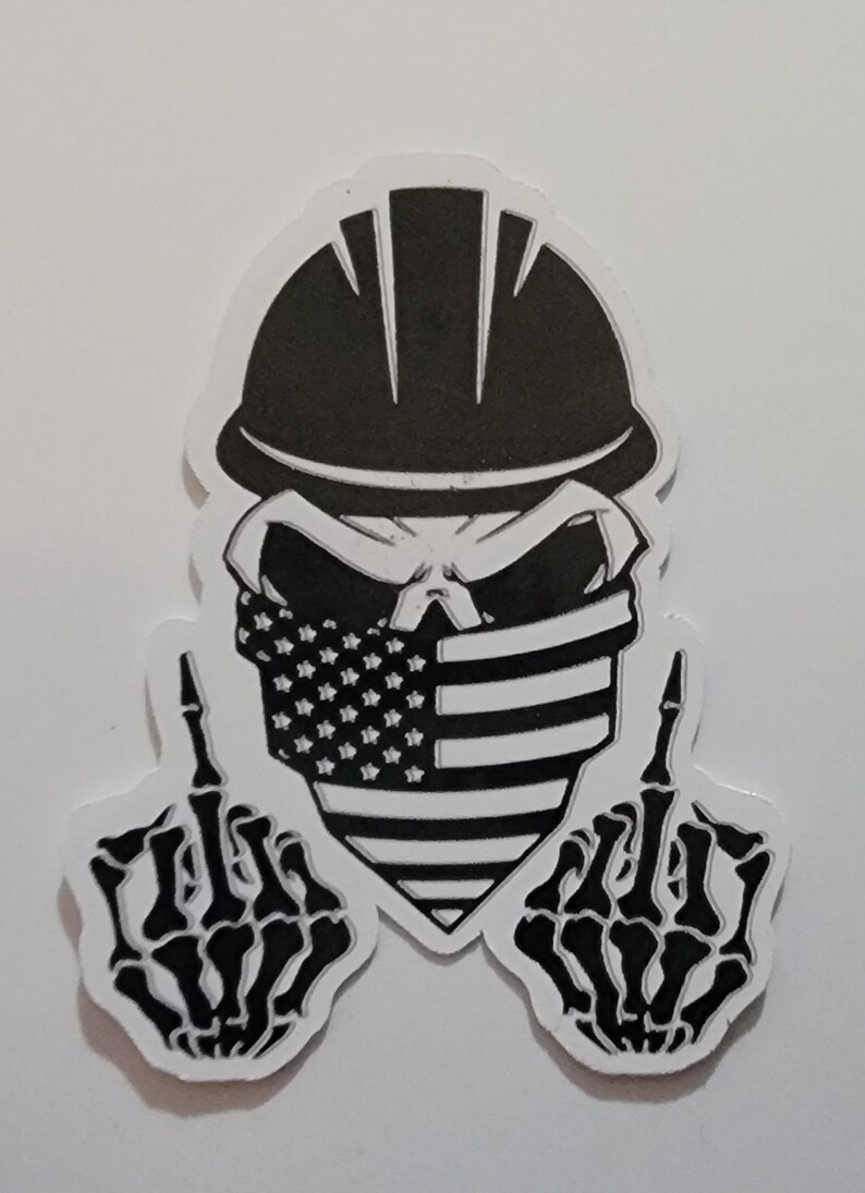 Waterproof Stickers Skull - Etsy