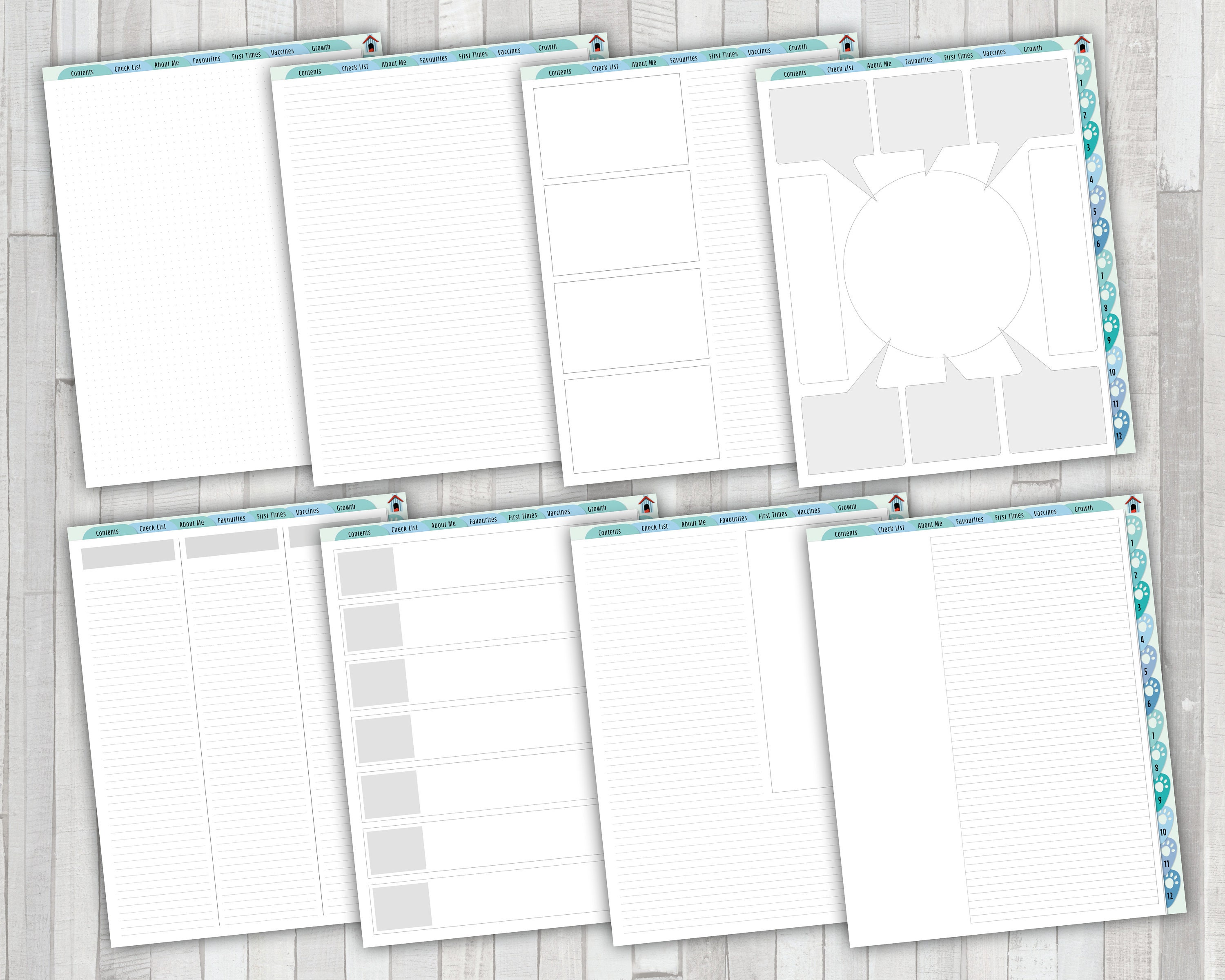 Goodnotes Digital Puppy Planner: Pet Training, Dog Care (digital ...