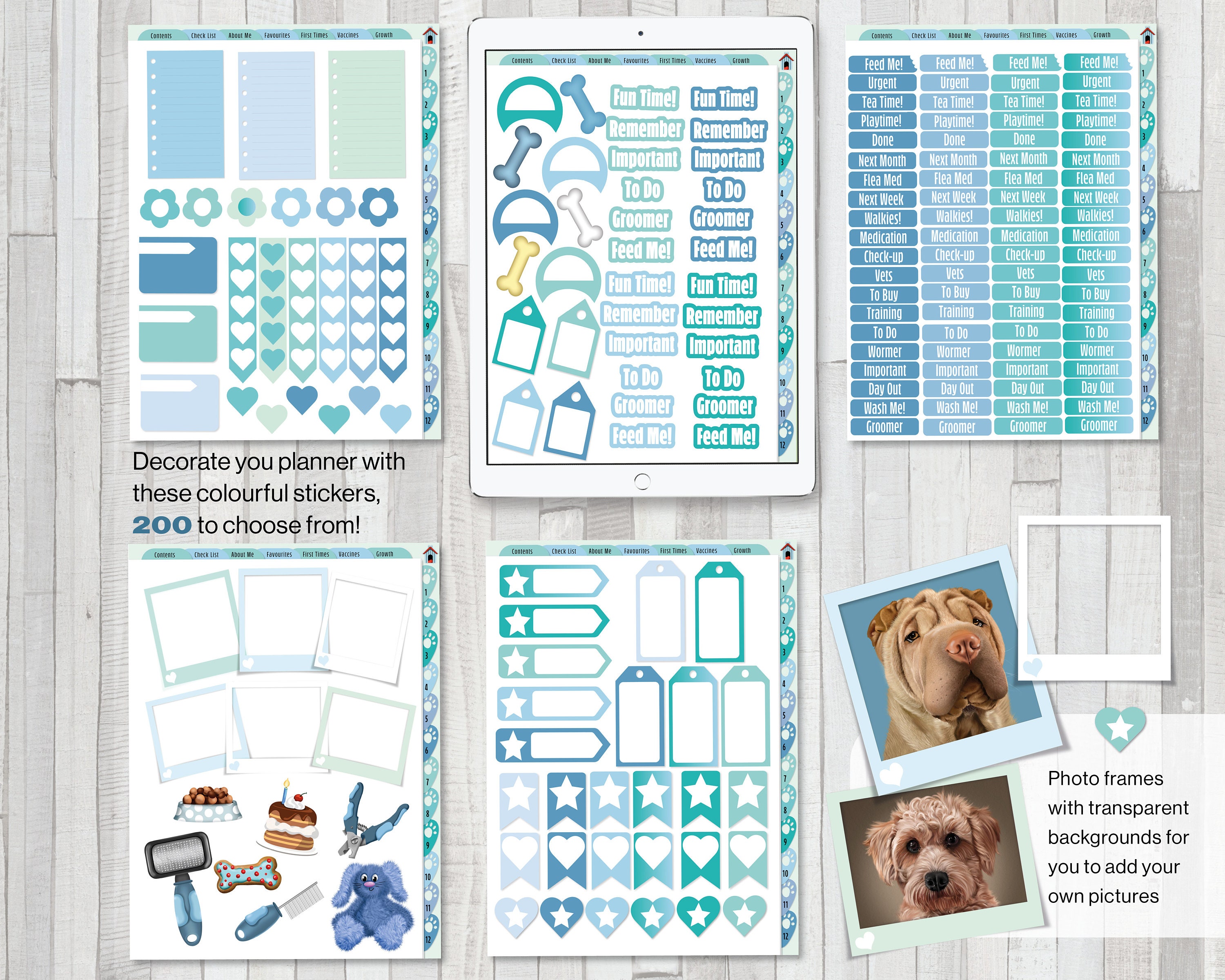 Goodnotes Digital Puppy Planner: Pet Training, Dog Care (digital ...