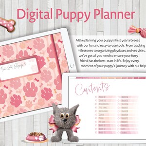 Pet Organizer | Planner Pages | Dog Lover Stickers | Dog Health Care ...