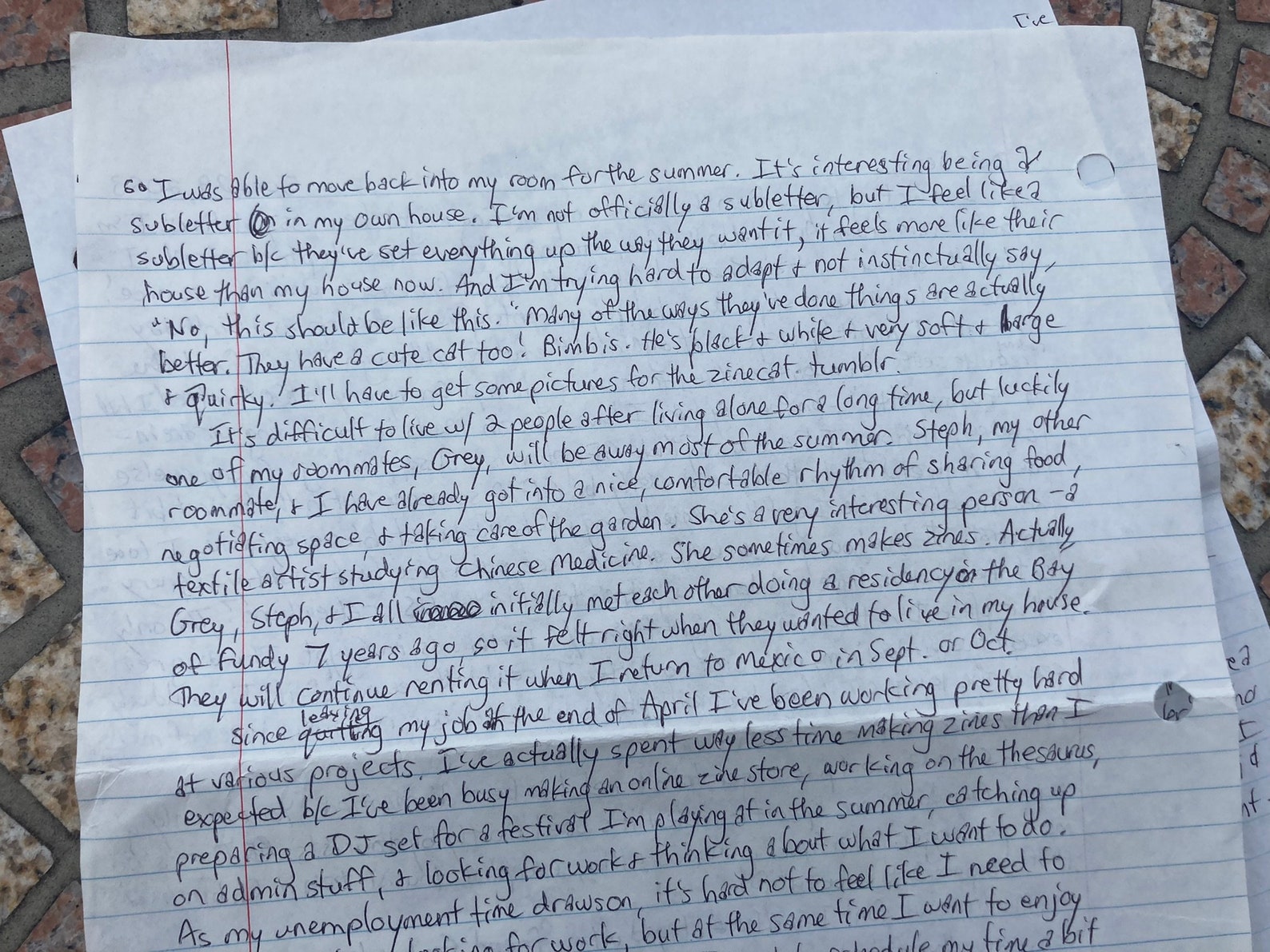 Letter From Amanda a Handwritten Personal Letter Sent From Me to You - Etsy