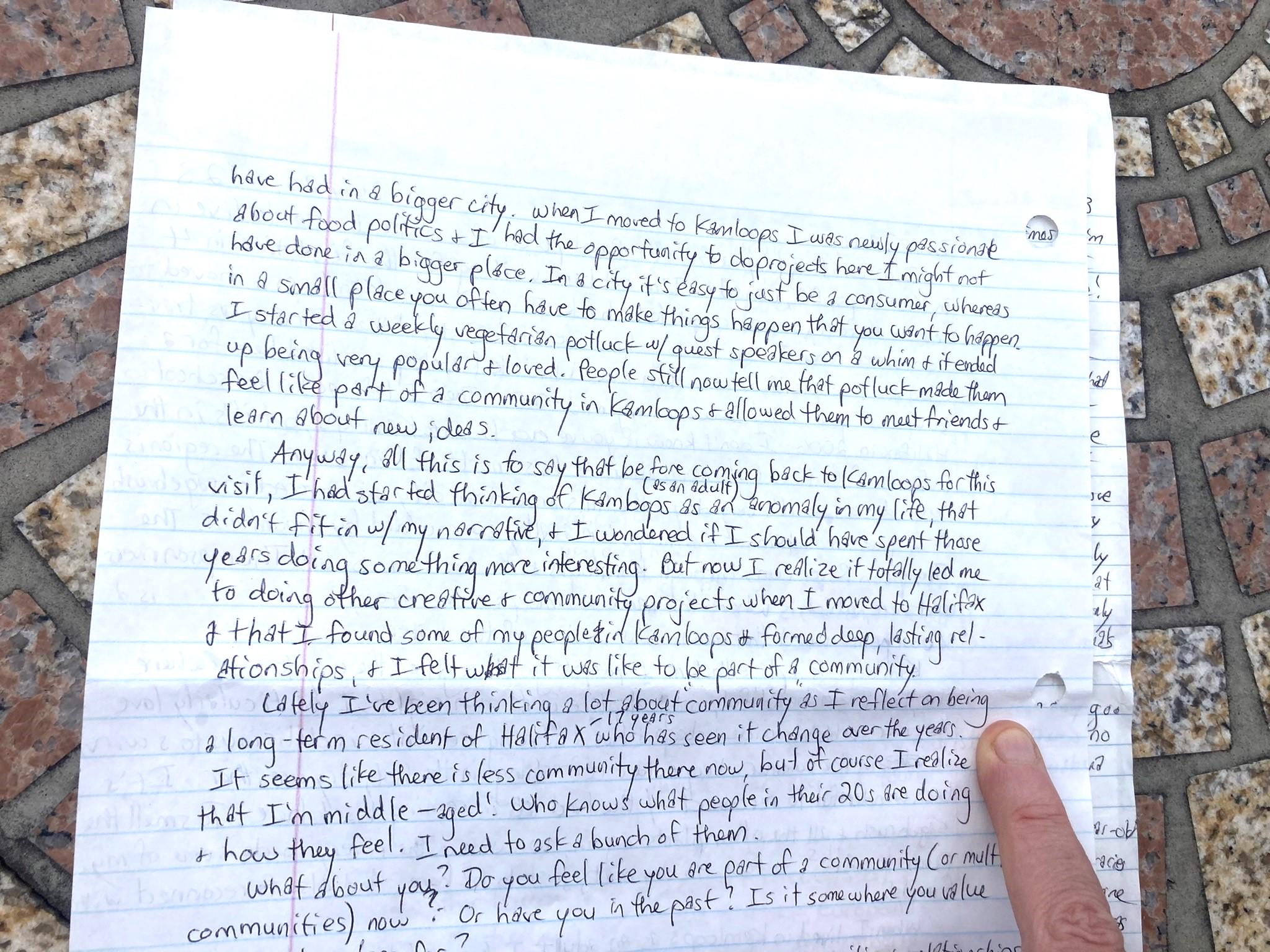Letter From Amanda - a Handwritten Personal Letter From Me to You - Etsy