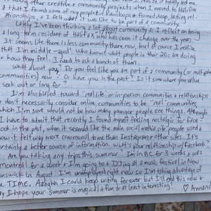 Letter From Amanda a Handwritten Personal Letter Sent From Me to You - Etsy