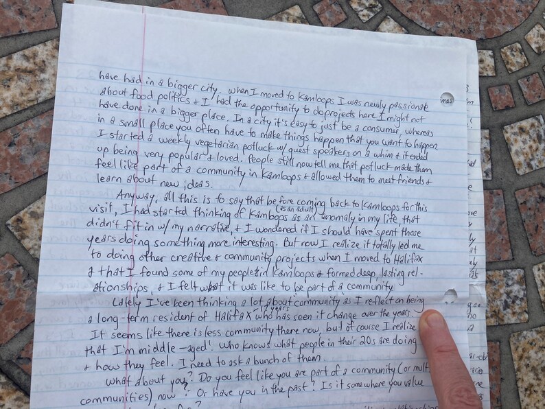 Letter From Amanda a Handwritten Personal Letter Sent From Me to You - Etsy