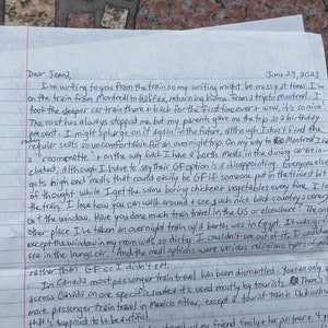 Letter From Amanda a Handwritten Personal Letter Sent From Me to You - Etsy