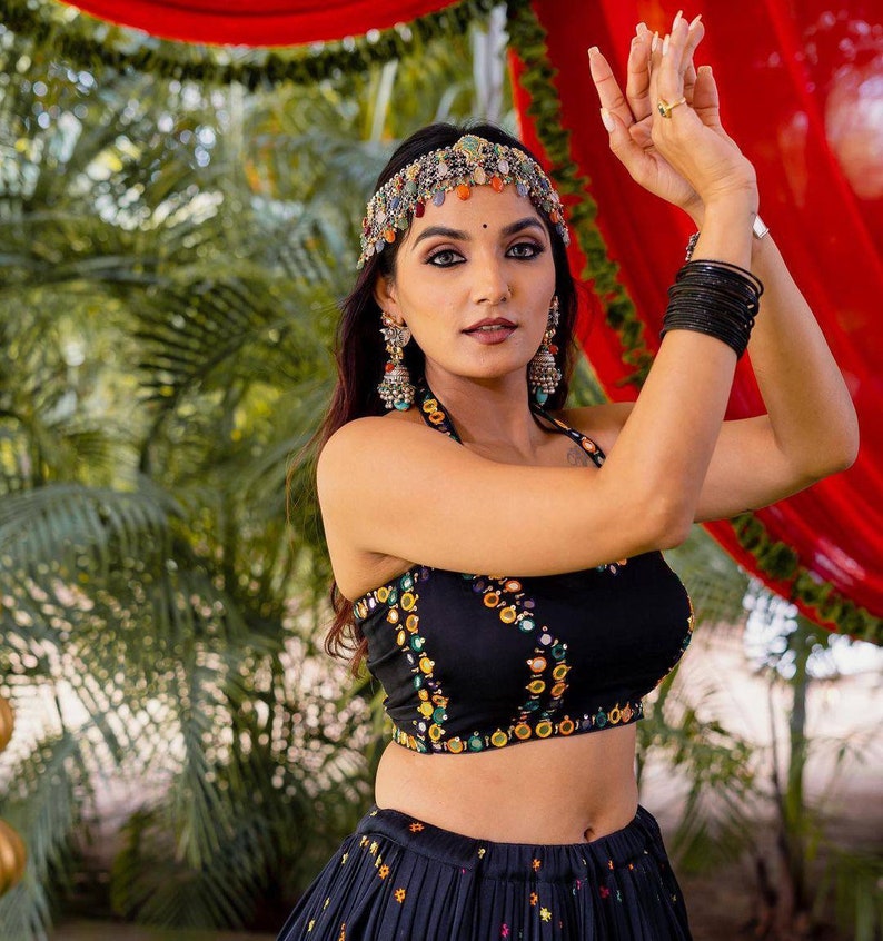 Navaratri Wear Lehenga for Women Indian Ready to Wear Chaniacholi - Etsy