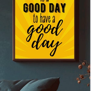 Good Day Poster - Etsy