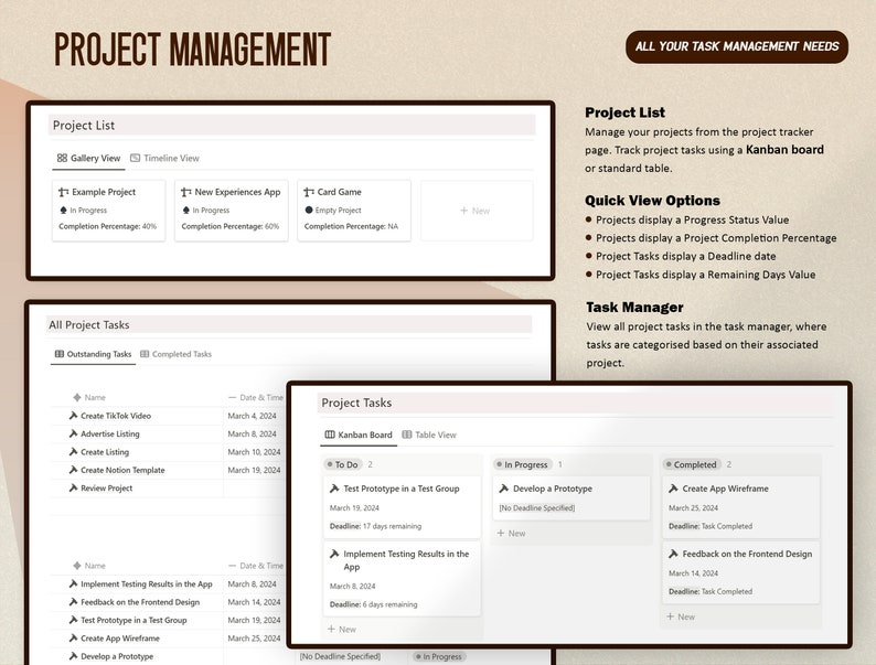Task Tracker | Project Tracker | Task Manager | Project Manager | Task ...