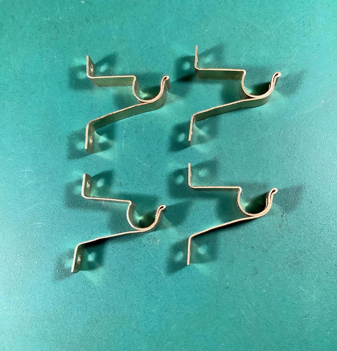 Curtain Rod Center Support Brackets | 4 Lot | Fit 3/8" Rod | Unbranded ...