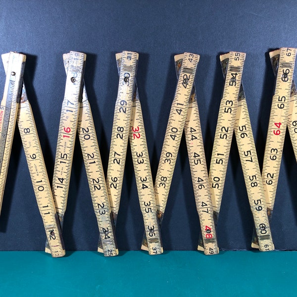 Folding Wood Ruler - Etsy